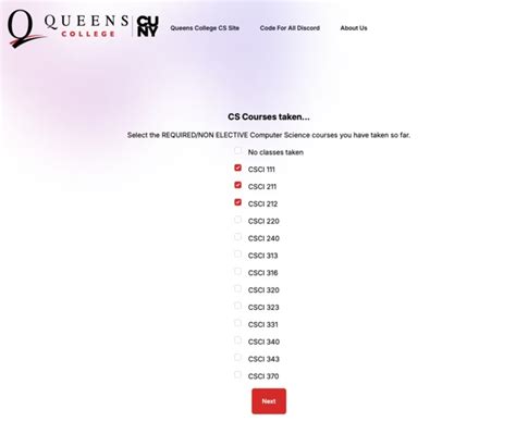 Queens College Computer Science AI Advisor Devpost