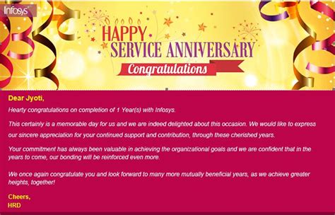 Jyoti Jindal On Linkedin Oneyear Workanniversary Lifeatinfy