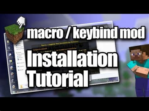 Minecraft Macro Keybind Mod Installation Tutorial YouTube