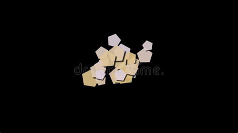 Multicolored Geometric Shapes Arrows And Lines Motion Animation For