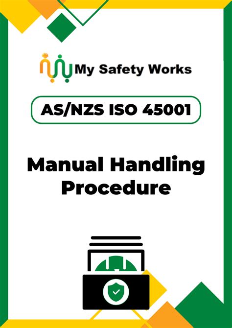 As Nzs Iso 45001 Manual Handling Procedure My Safety Works