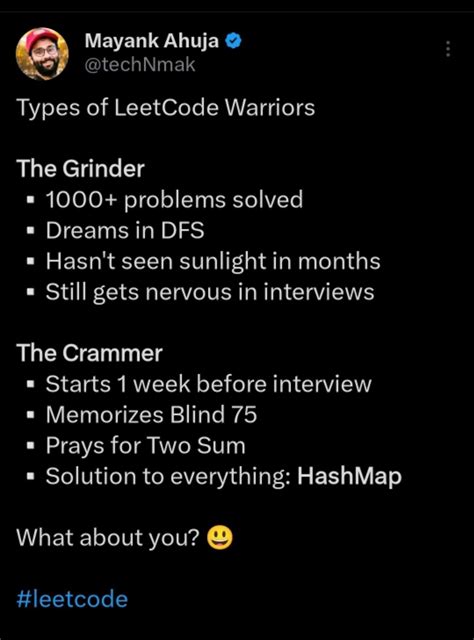 Leetcode Coding Technology Softwaredevelopment Mayank Ahuja 41 Comments