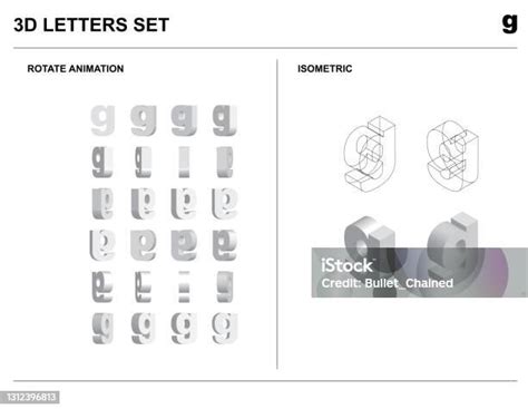 3d G 알파벳 문자 세트 Isomate 와이어 프레임 벡터 3차원 형태에 대한 스톡 벡터 아트 및 기타 이미지 3차원 형태 알파벳 G 알파벳 Istock
