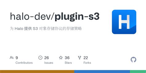 GitHub halo dev plugin s3 为 Halo 提供 S3 对象存储协议的存储策略