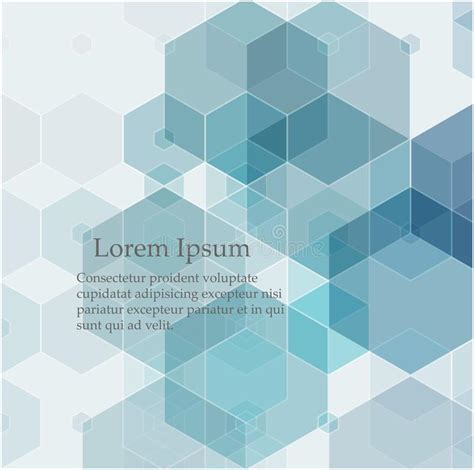 Vector Abstract Geometric Background Template Brochure Design Stock