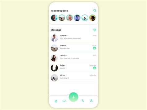 Messaging App Concept By Rashifa Nurrahim On Dribbble