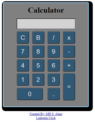 GitHub Sahnwaz Calculator Program HTML CSS JavaScript