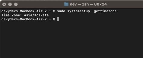 How To Check Time Zone On Macos Code2care