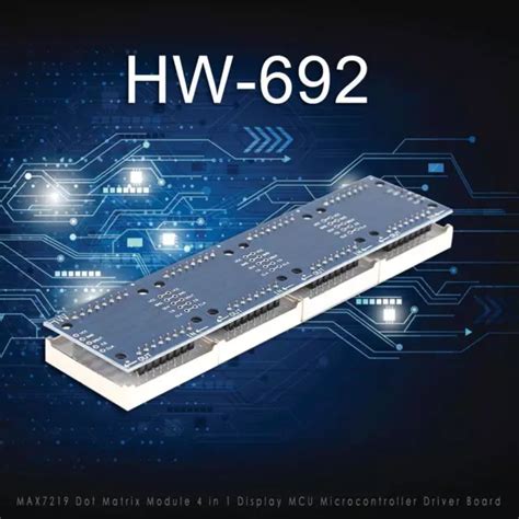 Max7219 Dot Matrix Module Led Matrix Display Module 5v 8×8 For Arduino Diy £611 Picclick Uk