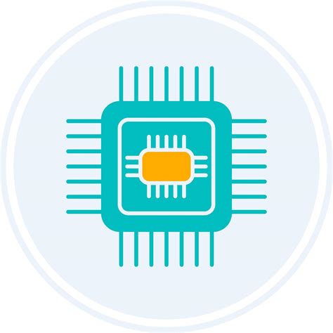 Cpu Glyph Two Colour Circle Icon 38506677 Vector Art At Vecteezy