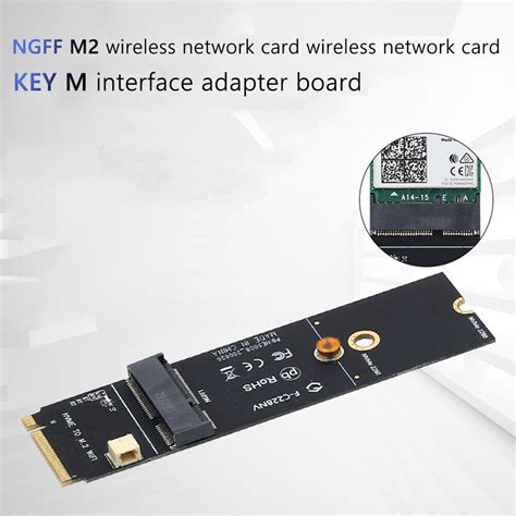 M 2 M Key To Ngff A E Key Slot Pci Express Wifi Card Adapter For