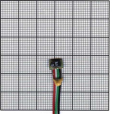 Temperature And Humidity Sensor Sht15 Placed On Millimeters Scaled Paper Download Scientific