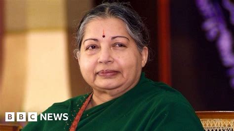 India Politician J Jayalalitha Dies At 68 Bbc News