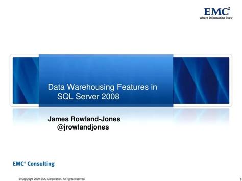 Ppt Data Warehousing Features In Sql Server 2008 Powerpoint