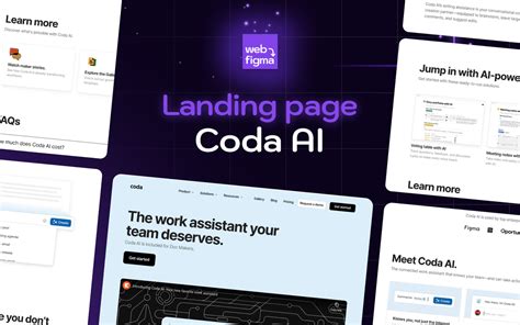 Coda Ai — Landing Page Ui — Web To Figma Figma