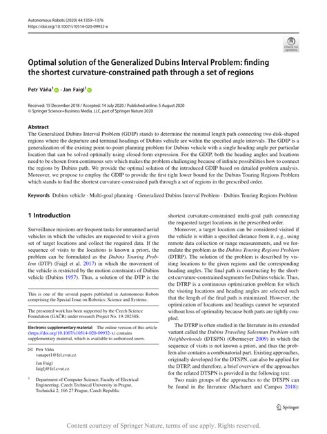 Optimal Solution Of The Generalized Dubins Interval Problem Finding