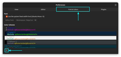 Install And Use Additional Gedit Color Themes