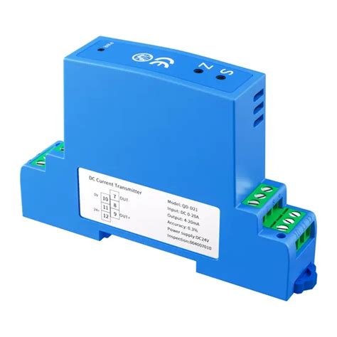 Ac Dc 0 1a 0 5a 0 10a 0 15a Current Transmitter 4 20ma Rs485 0 10v 0 5v Output 35mm Din Rail
