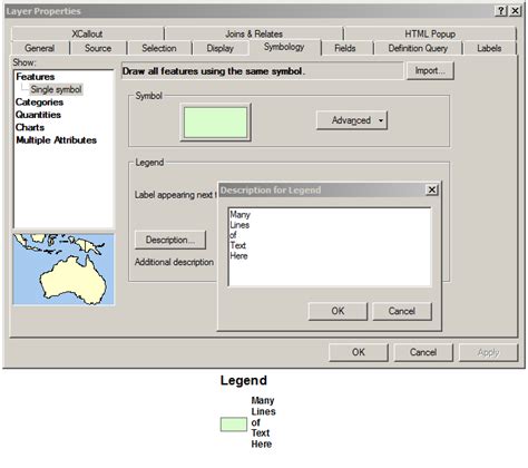 Arcmap Forcing Long Layer Names To Multiple Lines Based On Specified
