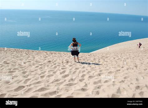 Sleeping Bear Dunes Stock Photo Alamy