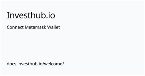 Connect Metamask Wallet