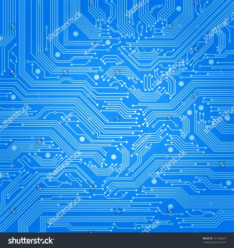 Abstract Vector Background With High Tech Circuit Board 127180397 Shutterstock