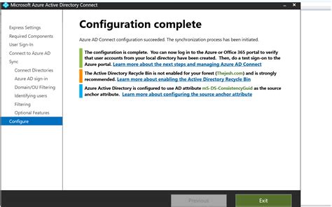 azure active directory aad connect provisioning agent configuration