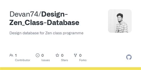 Github Devan74design Zenclass Database Design Database For Zen Class Programme