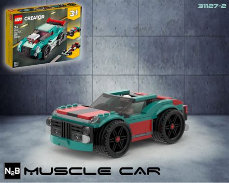 Lego Moc Muscle Car Alternate Build 2 Lego 31127 By N2brick