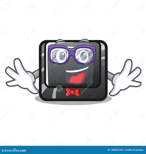 Geek Cartoon F2 Button On The Keyboard Stock Vector Illustration Of