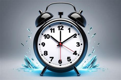 Premium Ai Image Alarm Clock Concept Illustration
