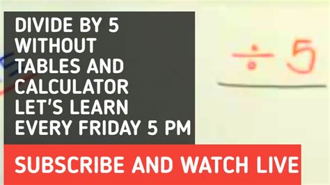 Vedic Maths Made Easy Divide Numbers Without Knowledge Of Tables Let