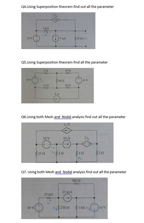 Solved Q1 Using Nodal Analysis Find Out All The Parameter Ix