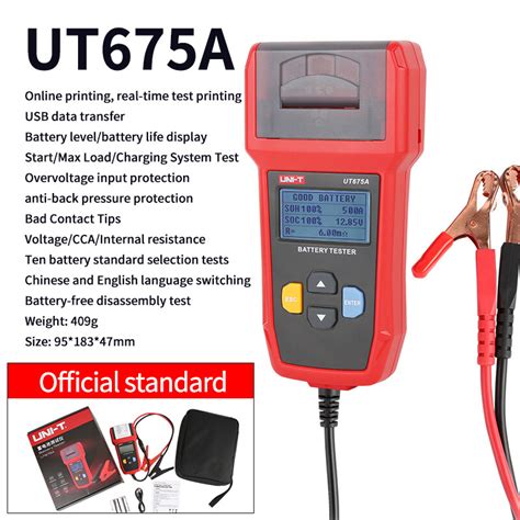Battery Tester Uni T At Leo Mclucas Blog