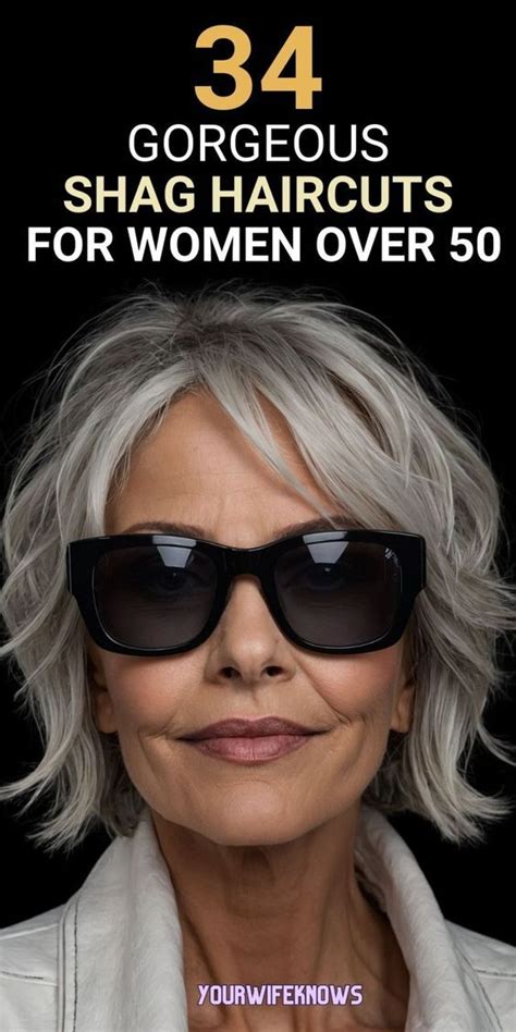 34 Chic Shag Haircuts To Elevate Style For Women Over 50 Thin Hair