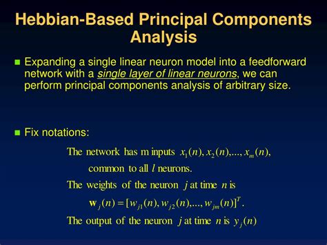 Ppt Neural Networks Chapter 8 Principal Components Analysis Cs679