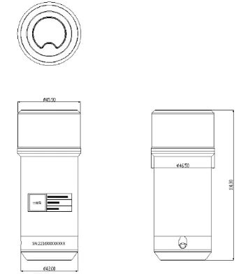 WiFi Piezo Industrial Accelerometer For Gearbox Vibration Measuring Vibration And Temperature