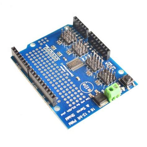 arduino uno pca9685 i2c 16 kanala 12 bit pwm servo driver shield