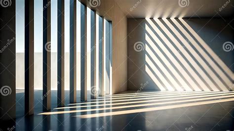 A Dynamic Composition Of Shadows Creating Intriguing Shapes And Textures Through Light