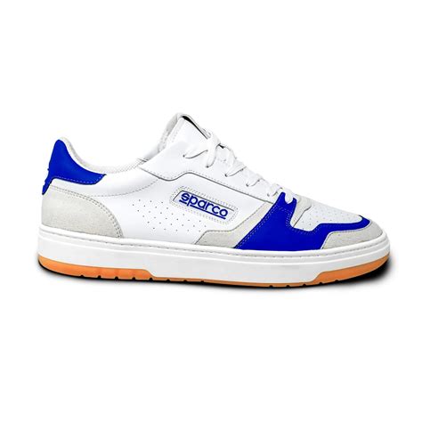Sparco Italy S Urban Shoes White Blue 0012b4biaz Top Racing Shop