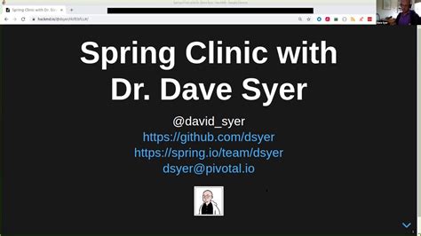 Spring Clinic Hours With Dr Syer Youtube