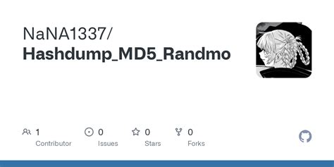 Github Nana1337hashdumpmd5randmo