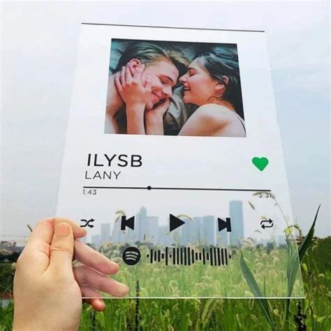 Spotify Plaque Template With Photo