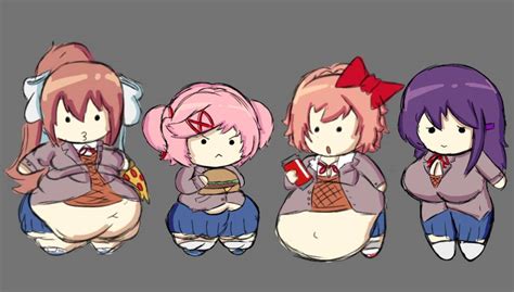 Doki Doki Chibis Old By Polarabuela123feo On Deviantart