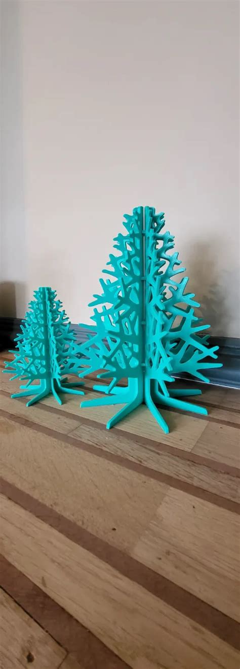 Slot Together Christmas Trees Two Sizes By Xyzilla Makerworld