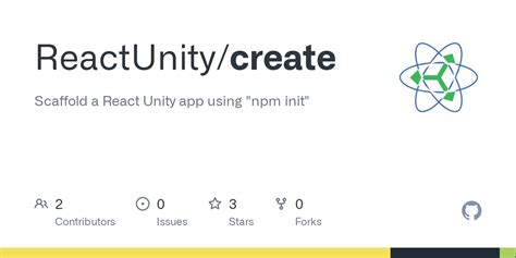 GitHub ReactUnity Create Scaffold A React Unity App Using Npm Init