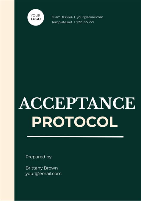 Free Acceptance Protocol Template To Edit Online Free Acceptance Protocol Template To Edit Online