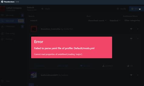 thunder store manager wont let me download mods r overwolf