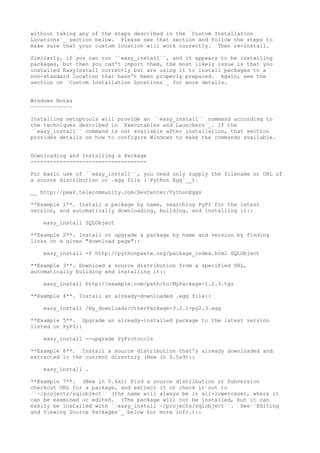 Easy Install PDF