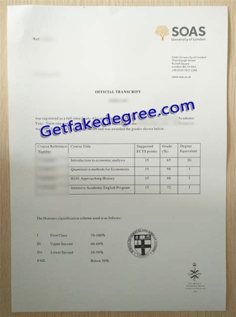 Design Fake Soas University Of London Transcript Buy Fake High School